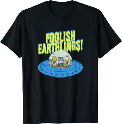 The Simpsons Kang & Kodos Foolish Earthlings T-Shirt – teeologic