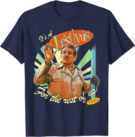 Seinfeld Festivus Frank Costanza Festivus Pole T-Shirt