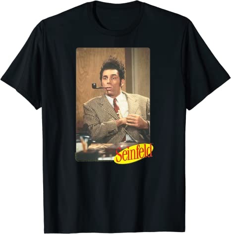 Seinfeld Kramer with Pipe T-Shirt